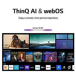 LG QNED80 Series 50-Inch Class QNED Mini-LED Smart TV 50QNED80UQA, 2022 - AI-Powered 4K TV, Alexa Built-In