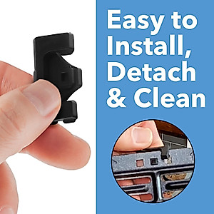 Impresa - Silicone Air Fryer Rubber Bumpers - 8 Pack - Protective Feet for Vortex, Cosori, and Other Compatible Brands - Prevents Tray and Basket Damage - Replacement Parts