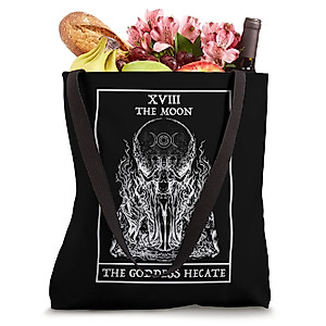 The Goddess Hecate Tarot Card Moon Witch Wiccan Witchy Tote Bag
