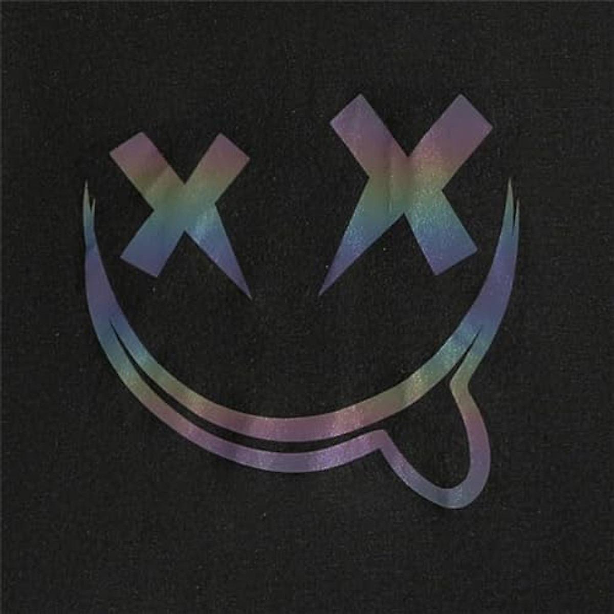 PATPAT Boy's Long Sleeve Luminous Tracksuit Set Pullover Hoodie Jogging Pants Set 2 Pieces Sweatshirt Elastic Sweatpants Black 6-7 Years