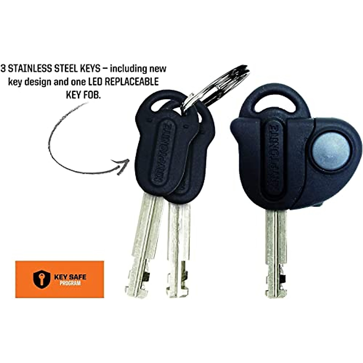 Kryptonite Evolution Mini-7 Bike U-Lock with Cable, Heavy Duty Anti-Theft Bicycle U Lock, 13mm Shackle and 10mm x4ft Length Security Cable with Mounting Bracket and Keys