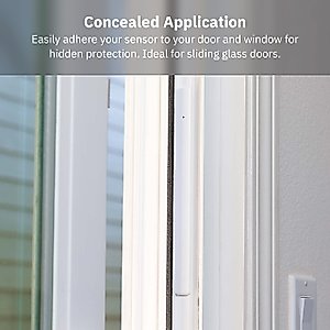 Abode Slim Strip Sensor | Be Alerted to Doors/Windows Opening & Closing | Works with Apple HomeKit & Alexa | Requires Abode Hub