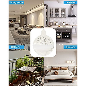 12 Pcs Refill Glue Boards Replacement Sticky Pads Compatible with Fvoai, Toloco, and MiUONG Zap T3 Pro Indoor Insect Fly Mosquito Trap Bug Catcher Mosqusito Lamp