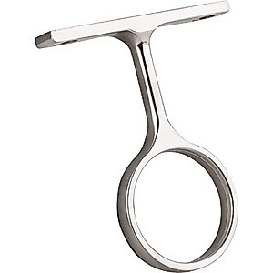 Middle Mounting Bracket for 1-5/16" Round Rod. Finish: Satin Nickel. With 2pcs #6x5/8" FH screws.