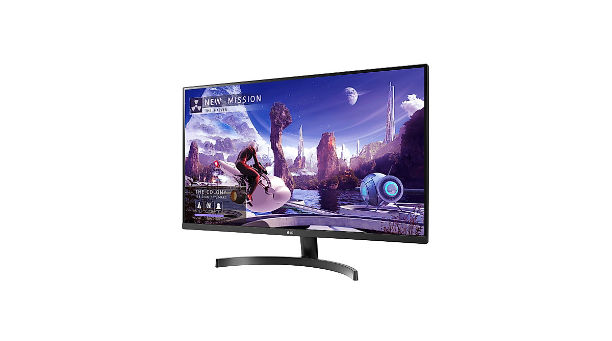 LG 27QN600-B 27” QHD (2560 x 1440) IPS Display with FreeSync, sRGB 99% ...