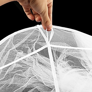 Mosquito Net - Foxnovo Toddler Bed Crib Canopy Mosquito Netting (White)