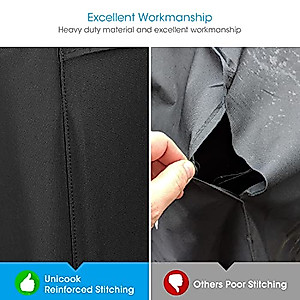 Unicook Grill Cover Compatible for Weber Performer Deluxe Grills 22-Inch, Performer Charcoal Grill Cover, Heavy Duty Waterproof Fade Resistant Barbecue Cover, Compared to Weber 7152