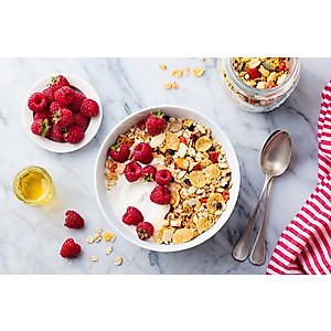 Houlu 60 oz Large Soup Bowls, 8 Inch Pho Bowls, Off White Porcelain Large Ramen Bowl Set of 3