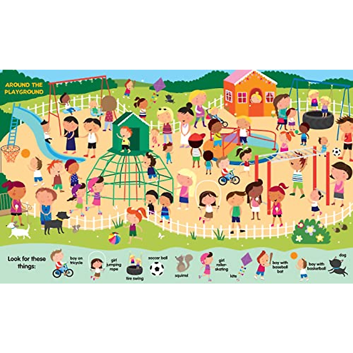 Search & Find: Around the Neighborhood - Search for People, Animals, Objects, Food, and More, Ages 2 and Up - Part of the Search & Find Series