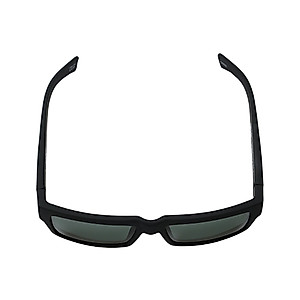 Spy Optic Montana Sunglasses Matte Black w/ Happy Grey Green Lens + Sticker