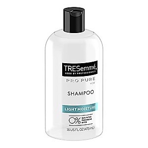 TRESemmé Pro Pure Shampoo For Daily Moisture Light Moisture Paraben Free, Dye Free Shampoo 16 oz