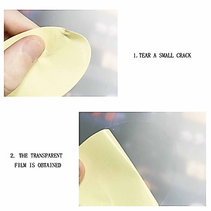 UOUYOO 100 Pcs Baby Shower Ear Covers for Newborn,Disposable Ear Protectors Waterproof Ear Covers,Disposable Ear Protectors Waterproof for Bathing for Shower, Bathing