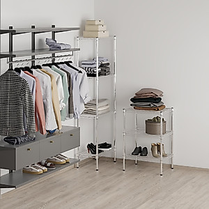 Regal Altair 18" Deep x 24" Wide x 34" Height Wire Shelving Kit | 3-Tier |NSF Commercial Storage Rack Unit
