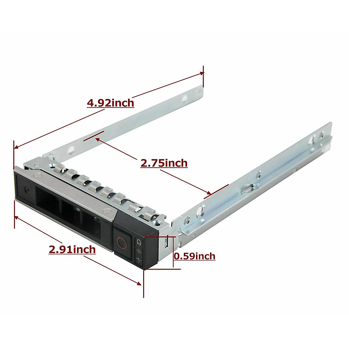 2.5" DXD9H 0DXD9H SAS SATA Hard Drive Tray Caddy for PowerEdge 14th Server R440 R640 R740 R740xd R940 R6415 R7415 R7425 Hot Swap Bracket