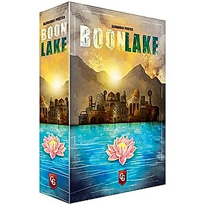 Capstone Games: Boonlake Hand Management, Exploration Strategy Board Game, 1-4 Players, Ages 14+, 40 Minute per Player Game Play Multicolor