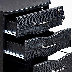 Techni Mobili Rolling Storage and File Cabinet, Espresso