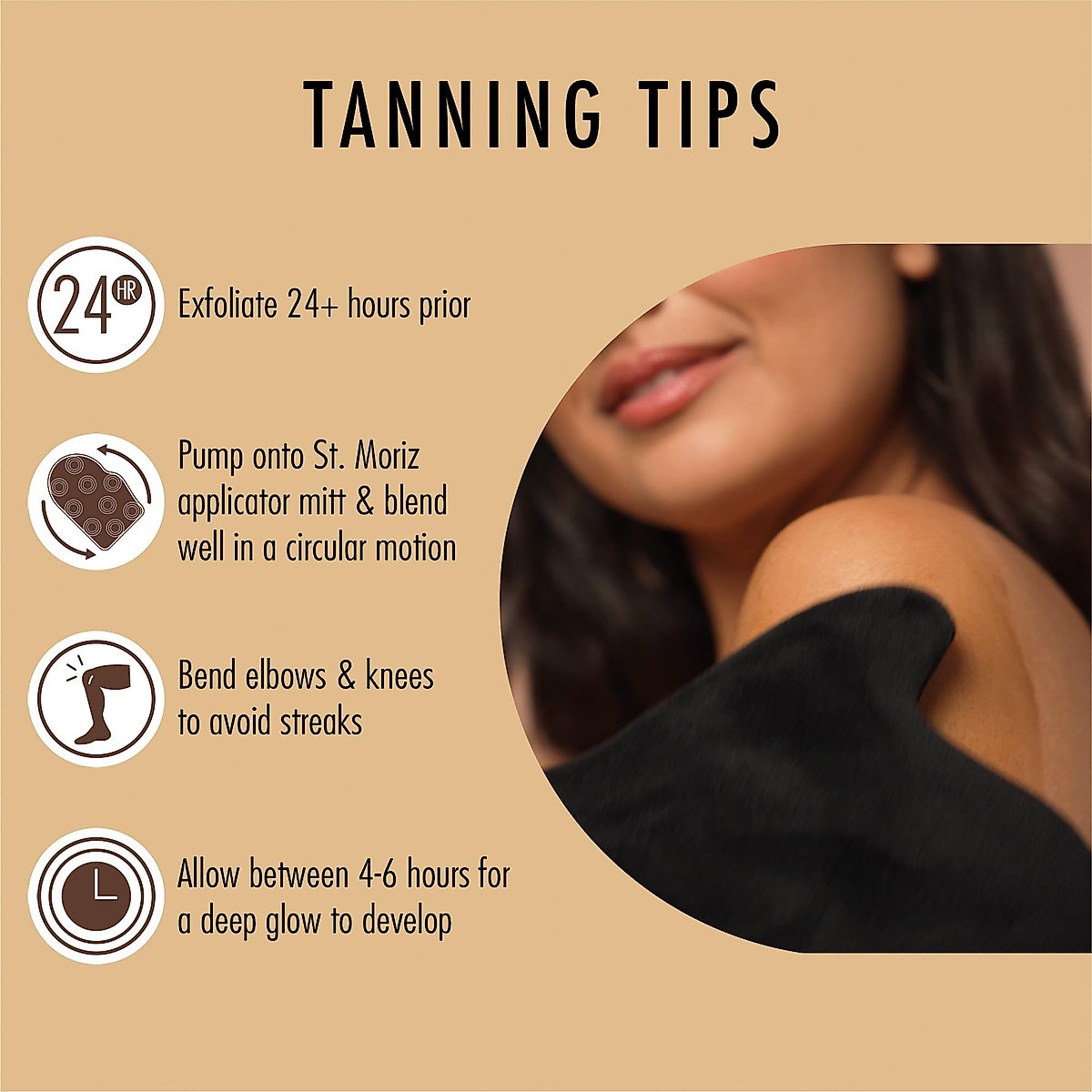 St Moriz Professional Dark Self Tanner Mousse with Tanning Mitt Bundle - Sunless Instant Self Tanning Foam with Vitamin E for Moisturizing (6.76 fl oz)