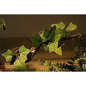 AQUA KT Reptile Corner Branch Terrarium Plant Decoration with Suction Cup for Amphibian Lizard Snake Climbing