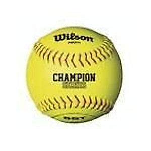 Wilson WTA9011BSST (case) 3 dozen NFHS Polycore Yellow High School Softball