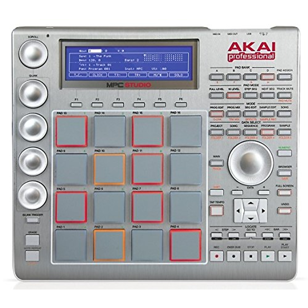Akai Professional MPC Studio | Music Production Controller with 9+GB Sound Library Download [2013 Model]