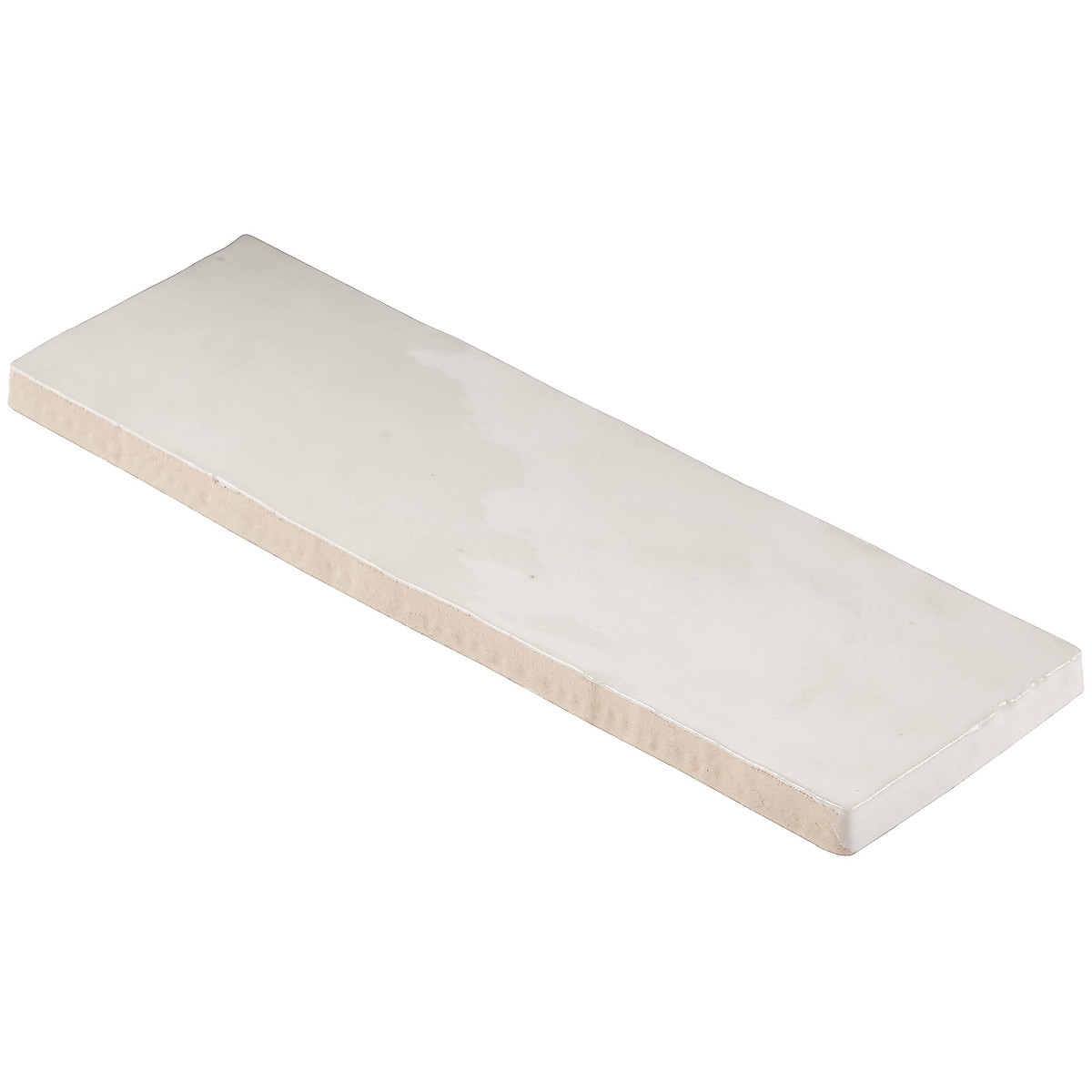 Kingston White 3 in. x 8 in. Polished Ceramic Wall Tile (36 Pieces, 5.38 Sq. Ft. / Case)