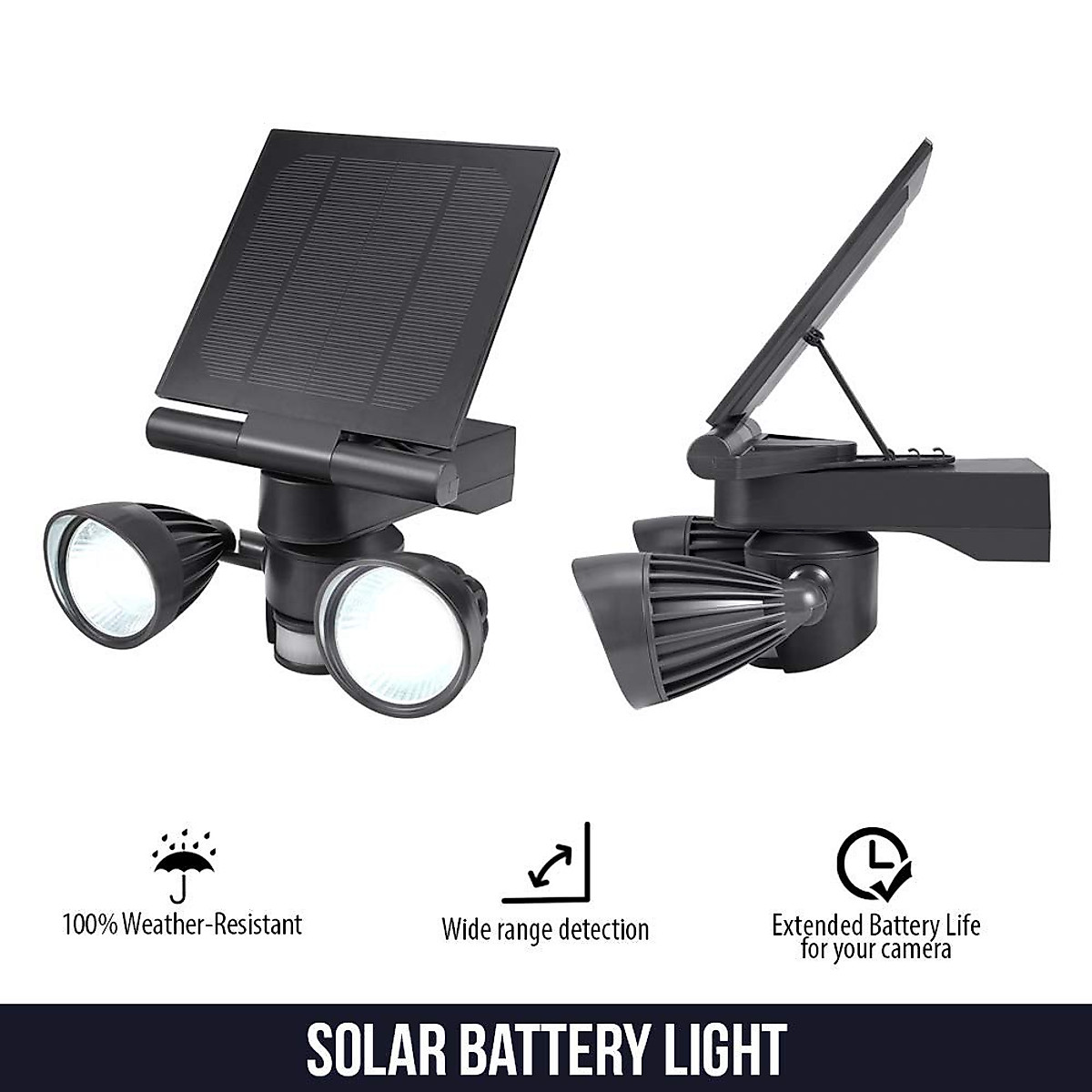 Wasserstein Blink Floodlight & Solar Panel Charger, Motion-Activated for Blink Outdoor & Blink XT2/XT Only