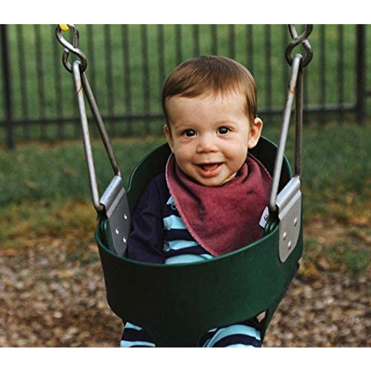 Diaper Squad 100% Organic Cotton Earthy Solid 10-Pack Baby Drool Bandana Bibs for Boys and Girls, Plain Colors