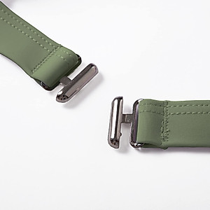 SUUKSESS Women High Waisted High Cut Bikini Sets Sexy Triangle Two Piece Swimsuits Push Up Bathing Suits (Army Green, M)