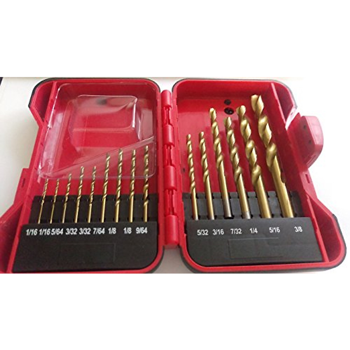 High Speed Drill Bit Set - 15 Pc