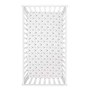 Sammy & Lou Up North 4-Piece Baby Crib Bedding Set, Includes Quilt, Fitted Crib Sheets Neutral, Crib Skirt, and Plush Toy