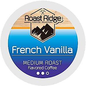 Roast Ridge Single Serve Coffee Pods for Keurig K-Cup Brewers, French Vanilla Blend, Medium Roast, 100 Count