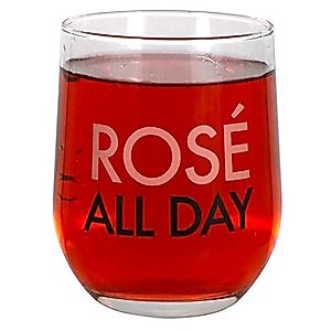 Rose' All Day stemless wineglass