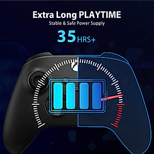 2 Pack Rechargeable Controller Battery Pack for Xbox Series X|S and Xbox One with 10FT USB C Charging Cable and Micro USB Adapter 6amLifestyle Battery Pack Xbox Play and Charge Kit, XBOX-SB03