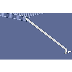 ClosetMaid 21180 20-Inch Support Brackets for Wire Shelving, 100-Pack, White