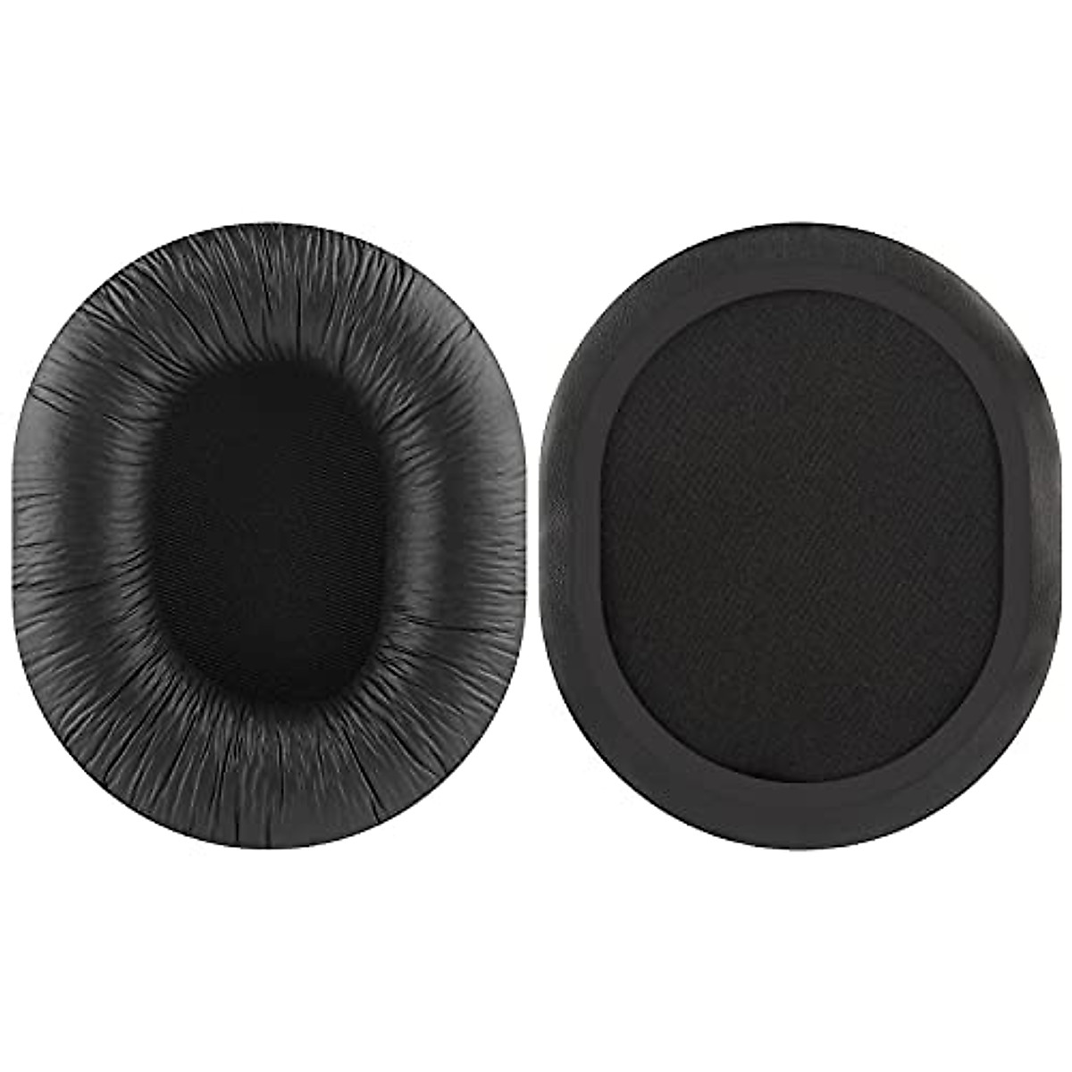 Geekria QuickFit Replacement Ear Pads for Audio-Technica ATH-M40fs ATH-D40fs ATH-M66 Headphones Ear Cushions, Headset Earpads, Ear Cups Repair Parts (Black)