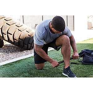 SKLZ Massage Bar Handheld Muscle Roller Massage Stick for Physical Therapy, Travel Size , Black