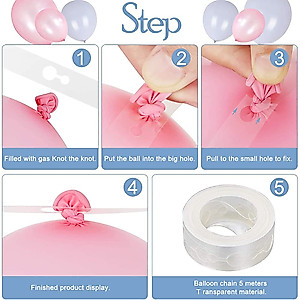 Balloon Arch Kit 141pcs Balloon Garland Kit Latex Balloons (Rose Gold)