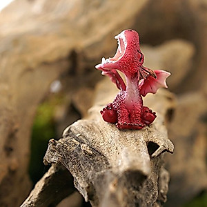 Top Collection 4530 Mini Red Dragon Roaring Figurines