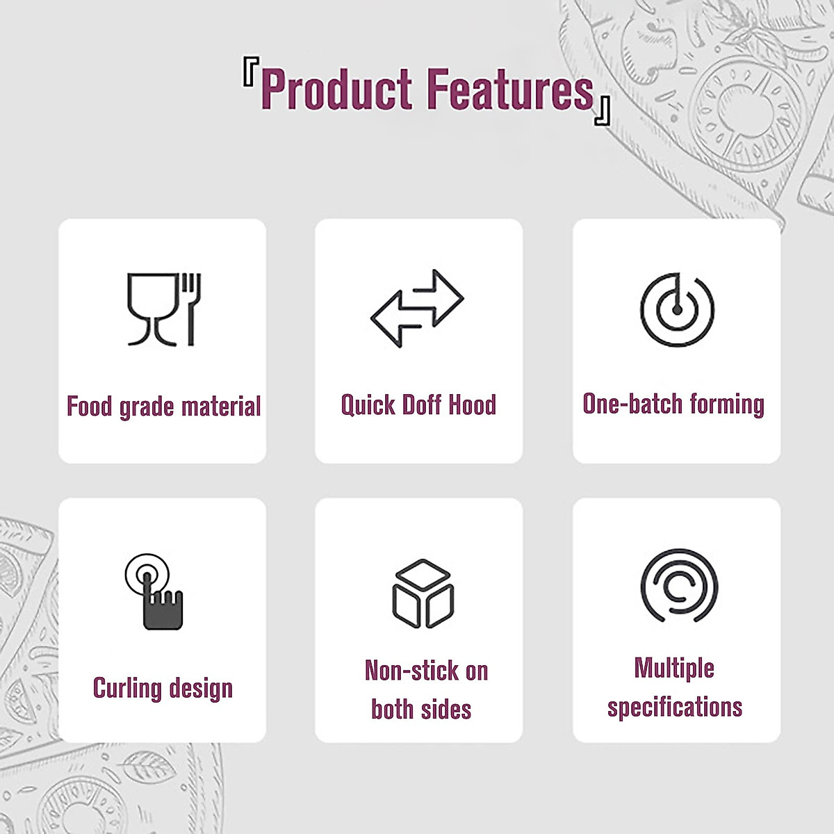 Non-Stick Oven Pizza Pan, 12 Inch Pizza Pans, Round Cake Baking Pan for Home Restaurant Kitchen Oven Baking, Easy to Clean and Dishwasher Safe