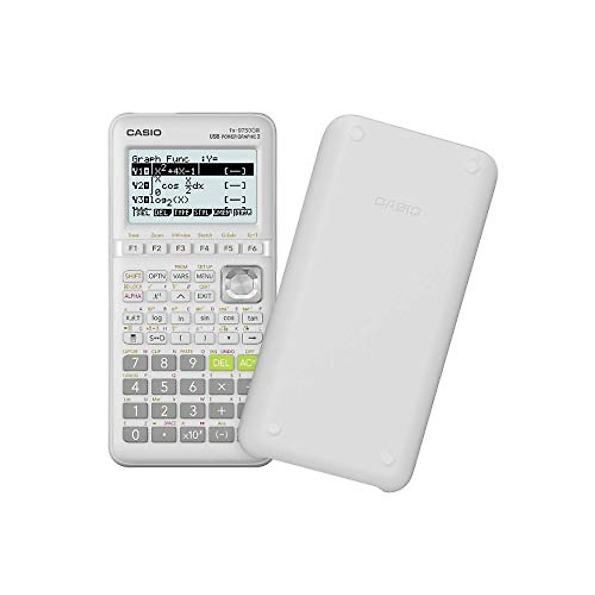 Casio fx-9750GIII Black Graphing Calculator & fx-9750GIII White Graphing Calculator (fx-9750GIII-WE)