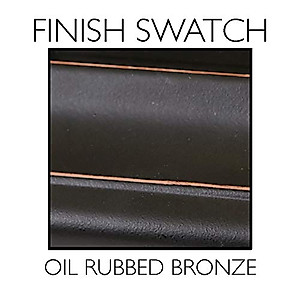 Design House 523472 Oakmont Classic Bath and Shower Trim with Single-Function Shower Head, 2-Handle Faucet and Valve for Bathroom, Oil Rubbed Bronze