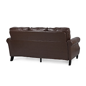 Christopher Knight Home Dowd Sofas, Dark Brown