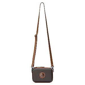 DELSEY Paris Women's Chatelet 2.0 Clutch and Crossbody Bag, Brown, One Size