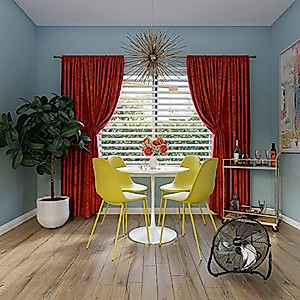 Comfort Zone CZHV20BK 20” High-Velocity 3-Speed Cradle Floor Fan with 180-Degree Adjustable Tilt, Convenient Carry Handle and Rubber Feet for Stability, Black