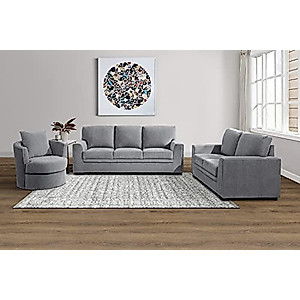 Lexicon Winona Living Room Loveseat, Gray