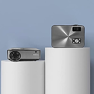 Projector with 5G WiFi and Bluetooth 9000L Native 1080P Full HD 4K Supported Portable Mini Movie Outdoor Projector for Home Theater Video Indoor Entertainment Compatible with Phone PC PS5 TV