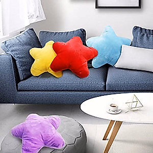 Jackcsale Star Shaped Plush Pillow Stuffed Cushion Decorative Throw Pillows, Yellow