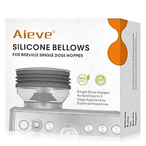AIEVE Silicone Bellow Compatible for Breville Barista Express, Single Dose Hopper for Breville Espresso Machine
