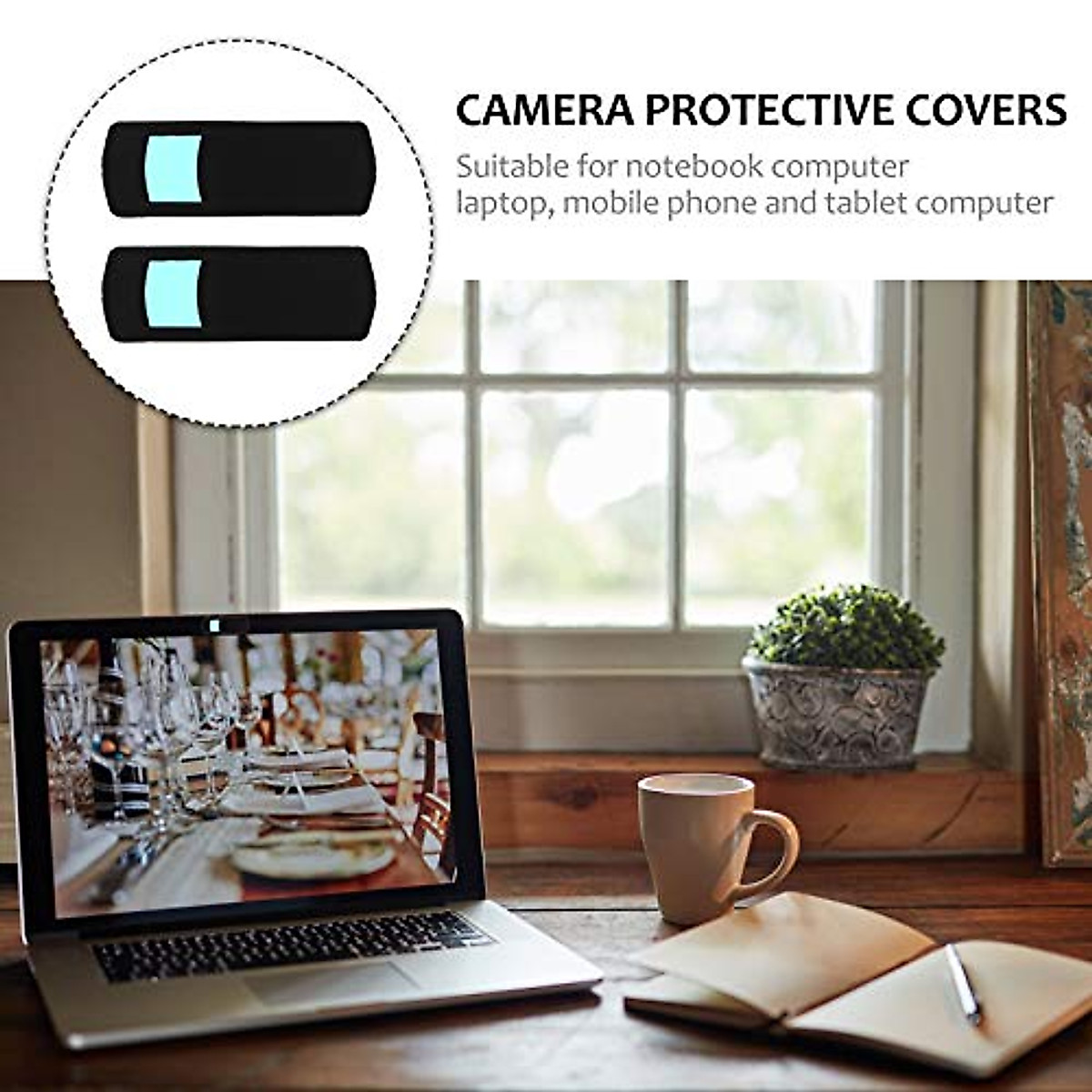 UKCOCO Phone Camera Cover Laptop Camera Covers Webcam Cover- Laptop Laptop Camera Cover Slide Computer Camera Cover Slide Webcam Covers Camera Slide Covers Phone Camera Cover Laptop Tablet
