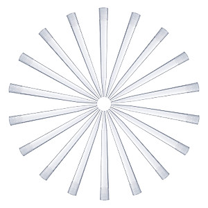 FOUR E'S SCIENTIFIC 10ml Pipette Tips Microchemical Disposable Liquid Pipettor Tips 10mL 100pcs Autoclavable Polypropylene (PP)
